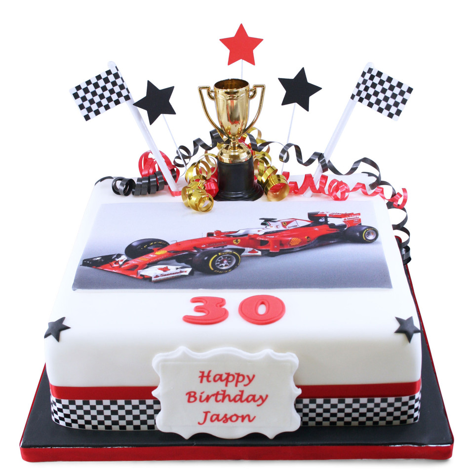 F1 Motor Racing Cake | Birthday cakes | The Cake Store